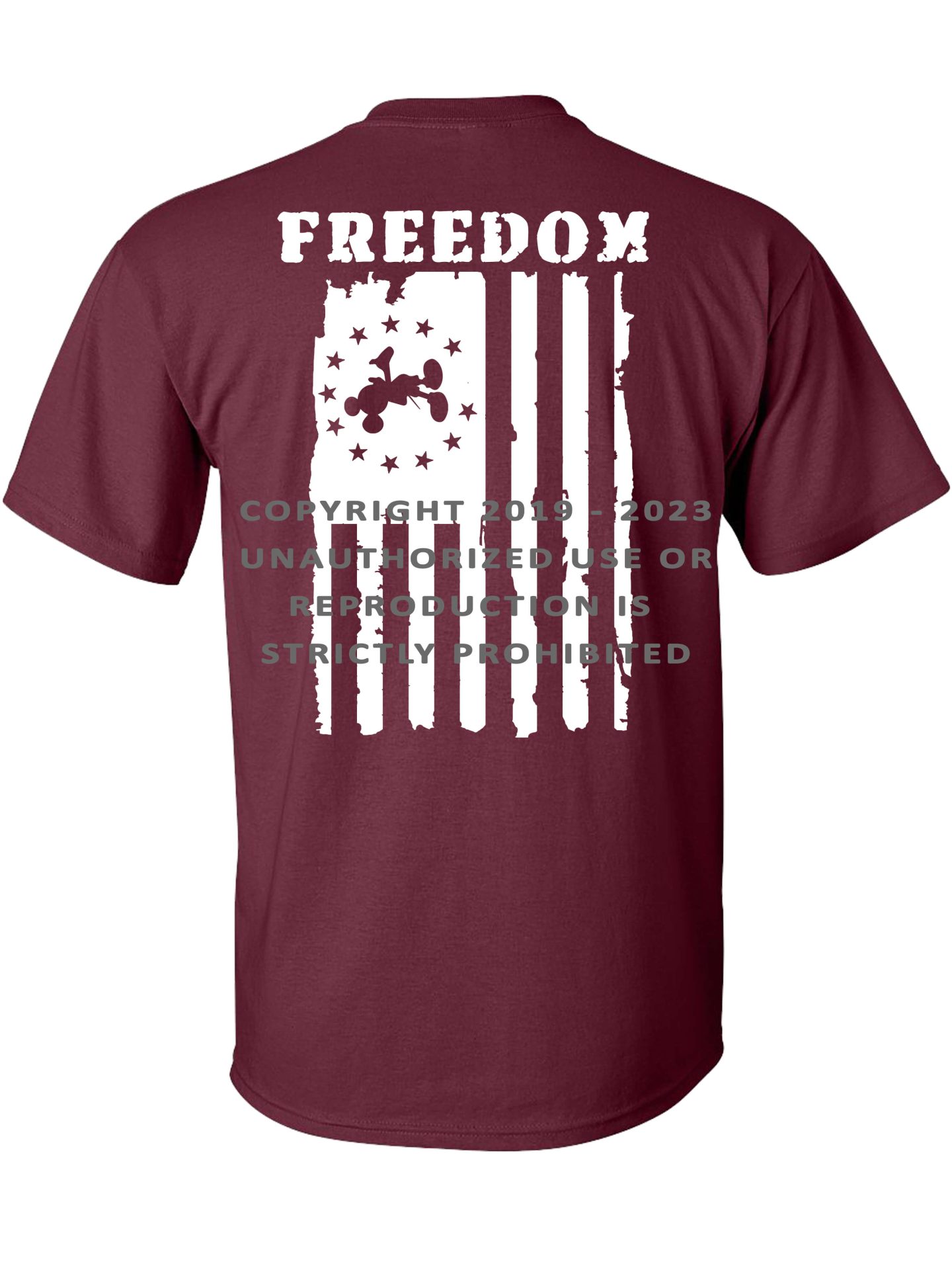 Mickey Standing Freedom USA Flag - The Magic Nation™ Hub Shop