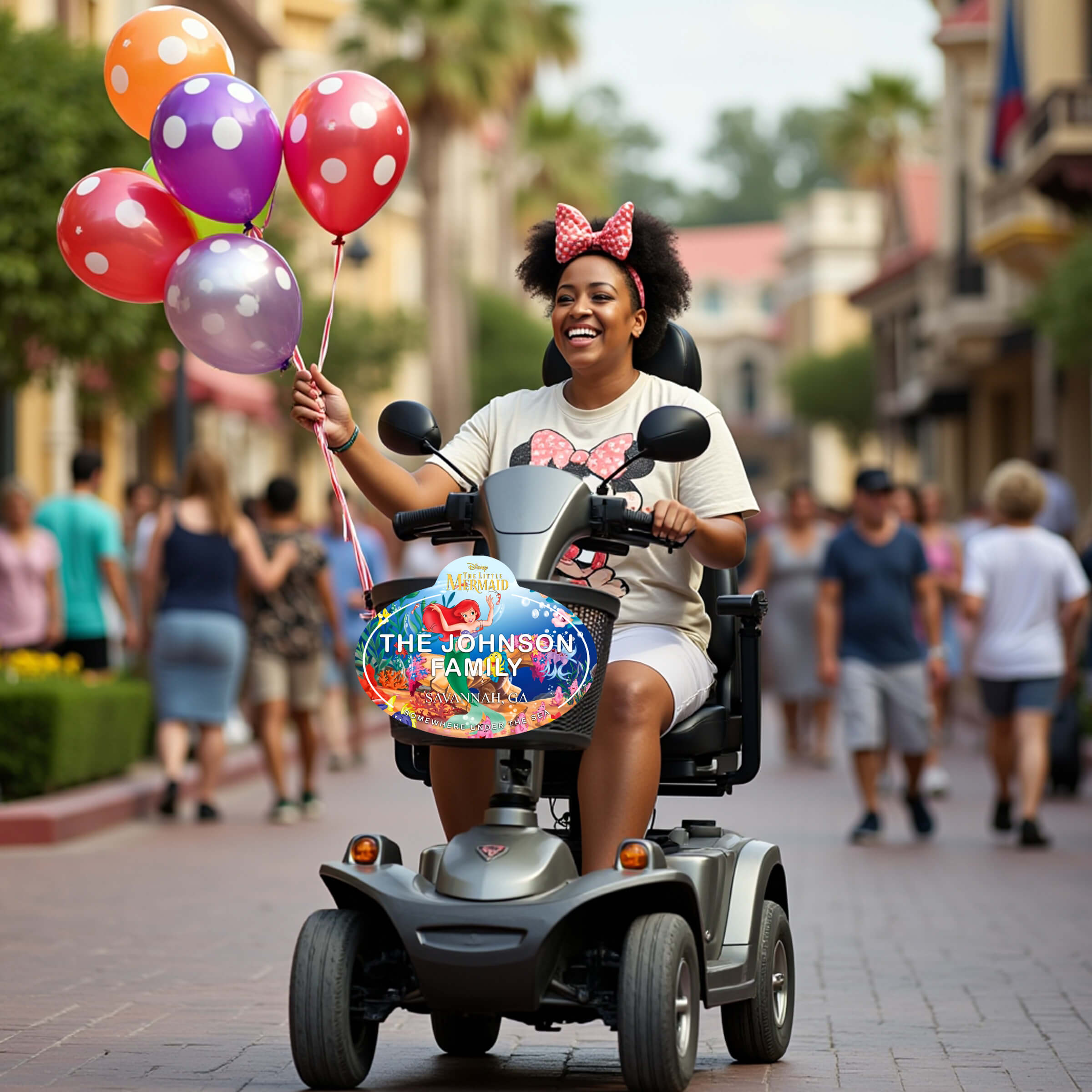 Custom The Little Mermaid Scooter - Stroller Name Tag - The Disney ...