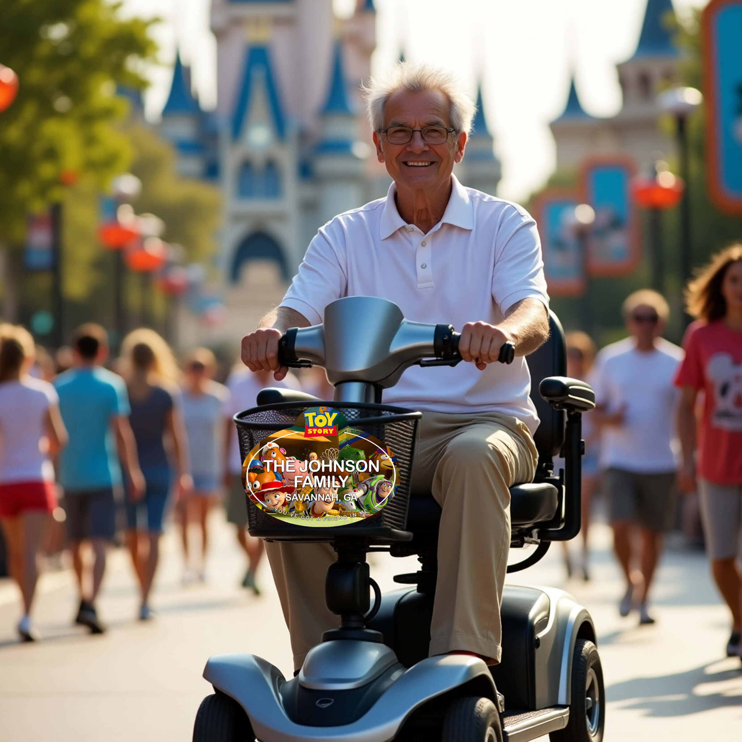 Custom Toy Story Scooter - Stroller Name Tag - The Disney Nation™ Shop